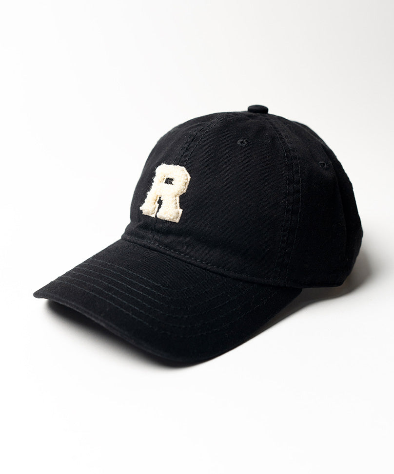Reggie Black - Cotton Baseball Cap with R Motif - Theater – Theater.xyz