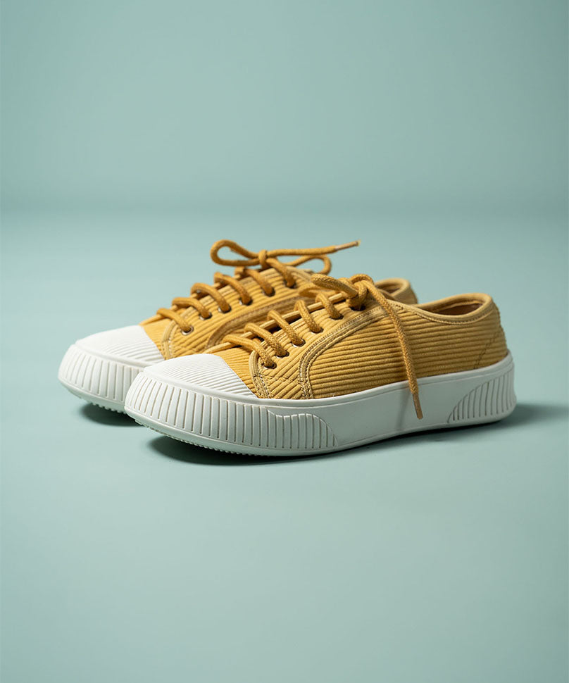 Wicked Brothers Yellow | Corduroy Shoes by Theater – Theater.xyz
