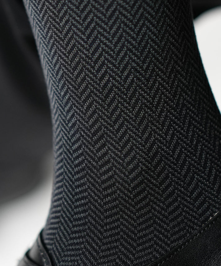 Dark Grey Herringbone - Classy Socks for Men – Theater.xyz